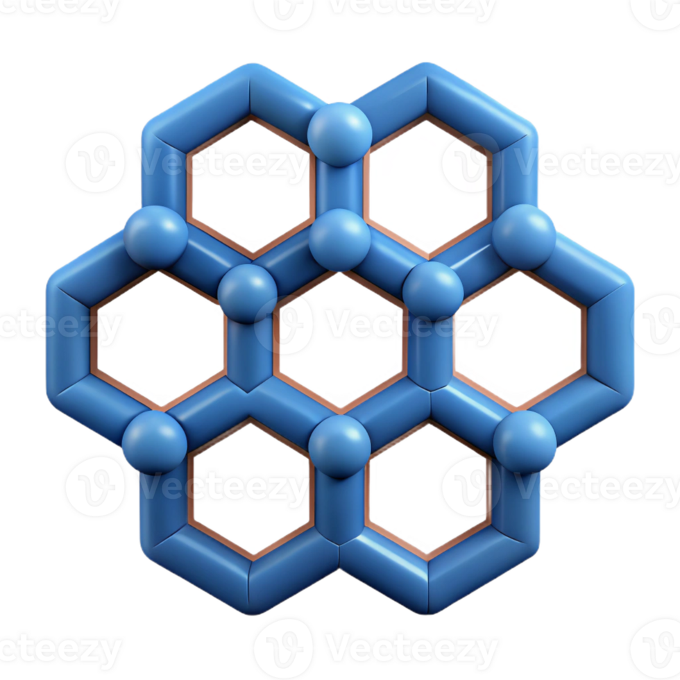 mysterious enchanting Geometric pattern of connected hexagons. Crisp edges, flat color, single ...
