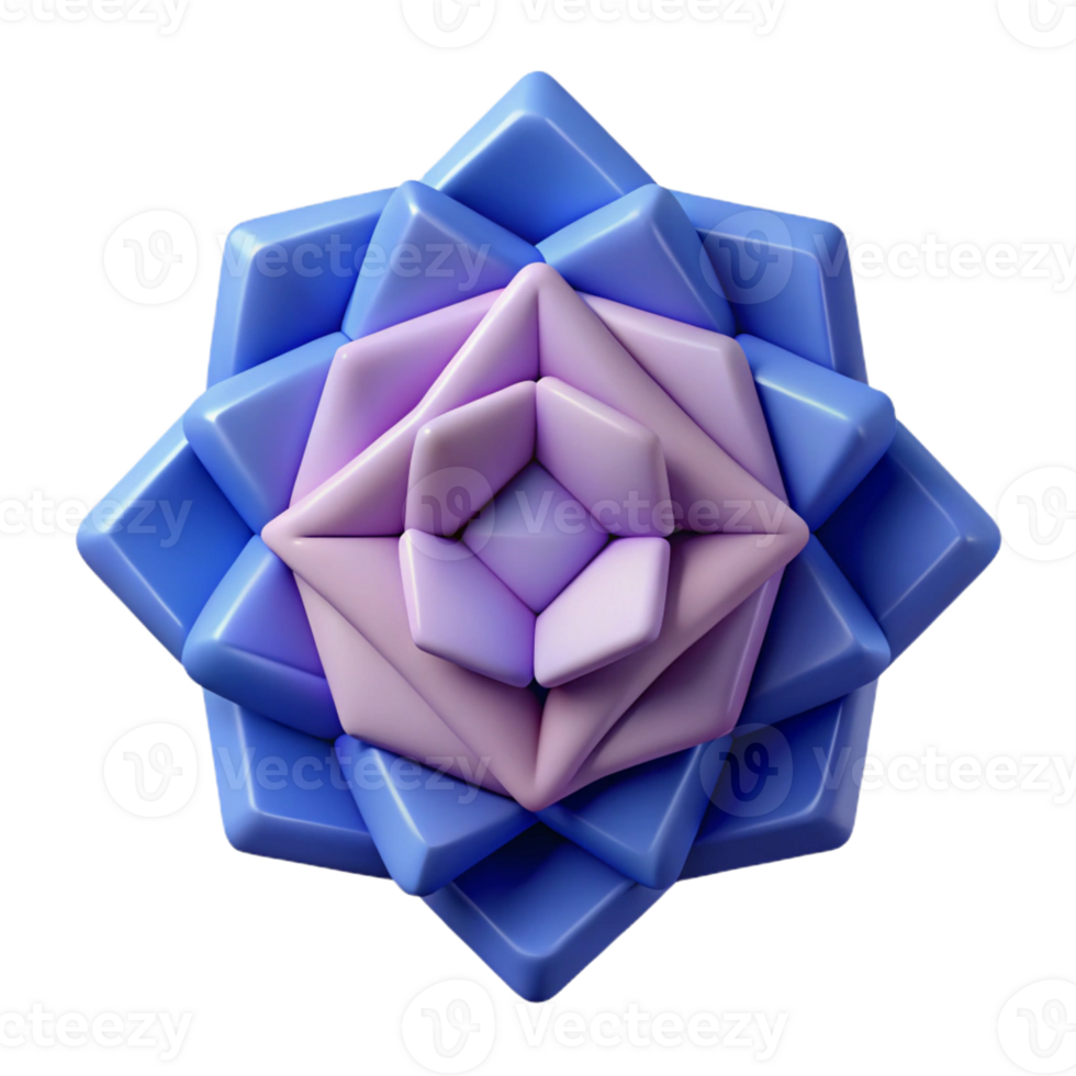 Spectacular Renaissance Geometric Pattern Of Rotating Squares Crisp Edges Flat Color Single