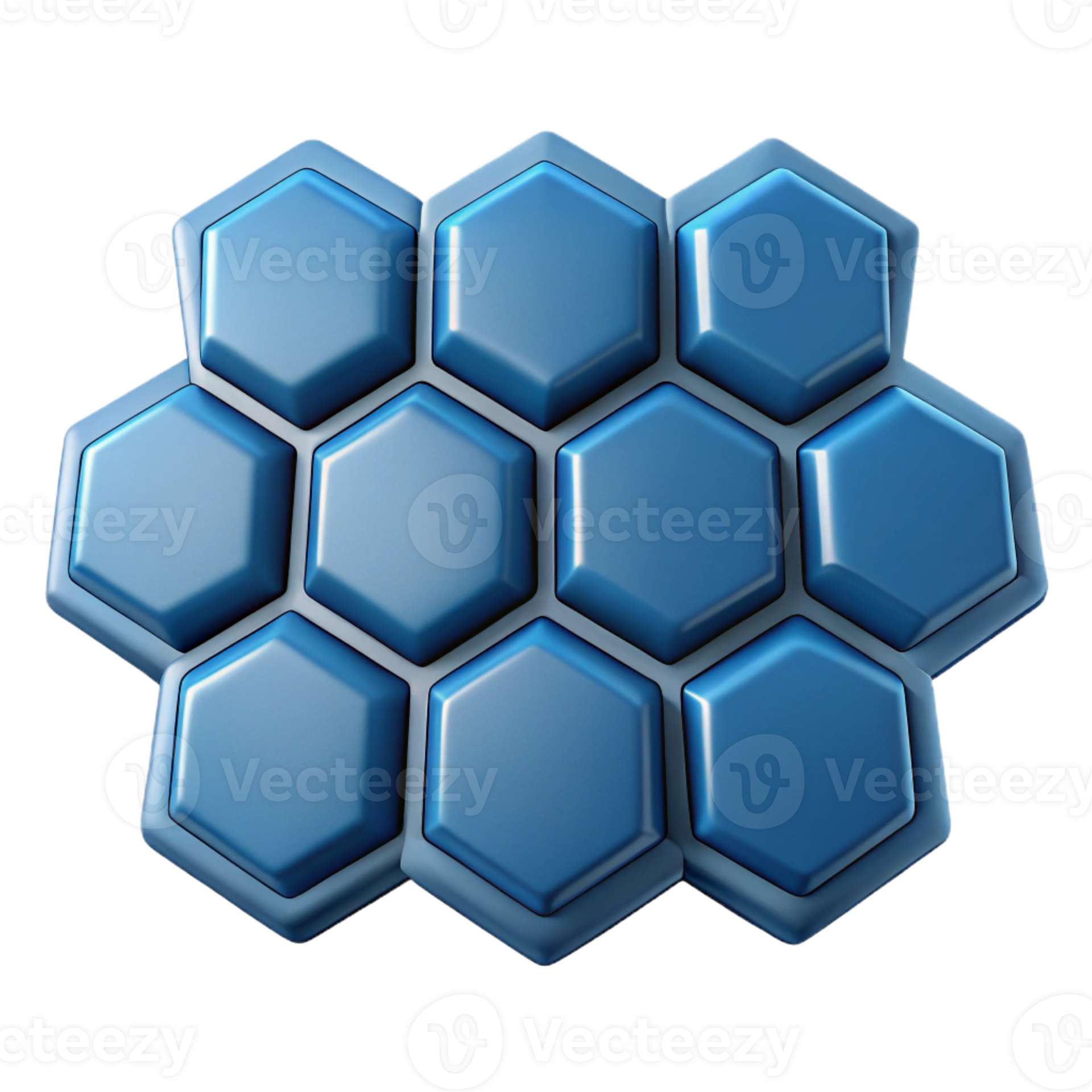 Melancholic Immaculate Geometric Scalable Pattern Of Hexagons Crisp Edges Single Weight