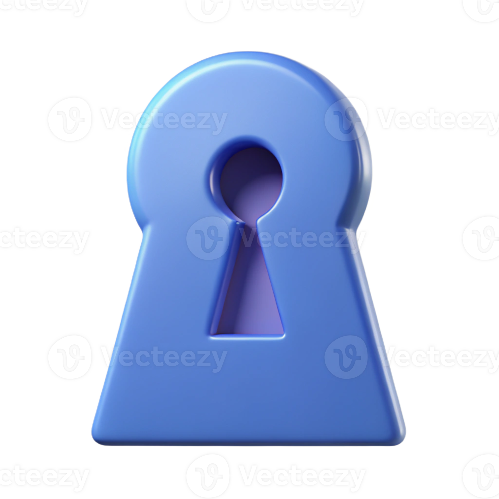 Fascinating Distinguished Minimal Design Of A Keyhole Clean Lines Flat Color Crisp Edges With