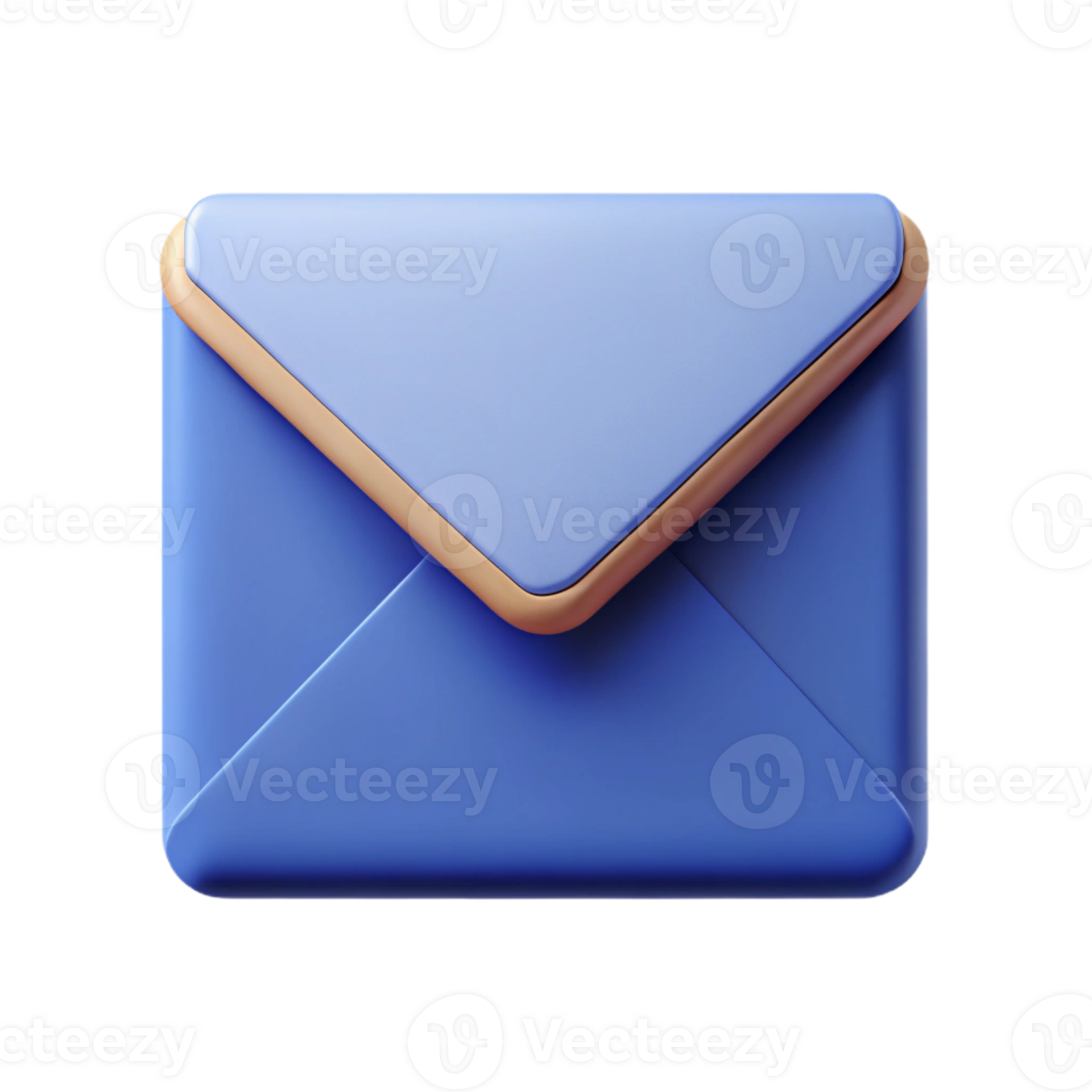 Mesmerizing Remarkable Crisp Edges Minimal Envelope Icon With Flat Color Symmetrical Design