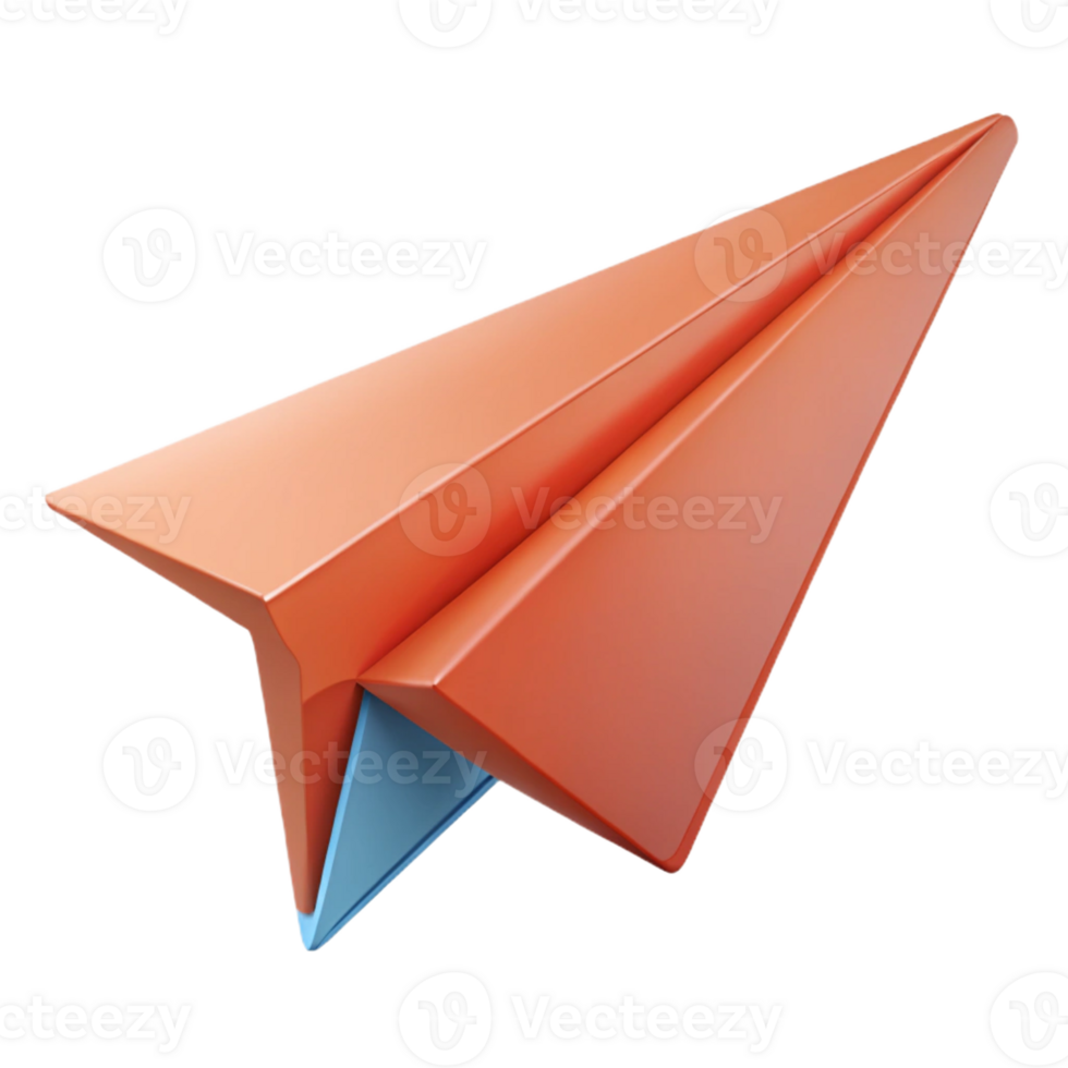 Pristine Distinguished Scalable Paper Airplane Clean Lines Flat Color Crisp Edges Minimal