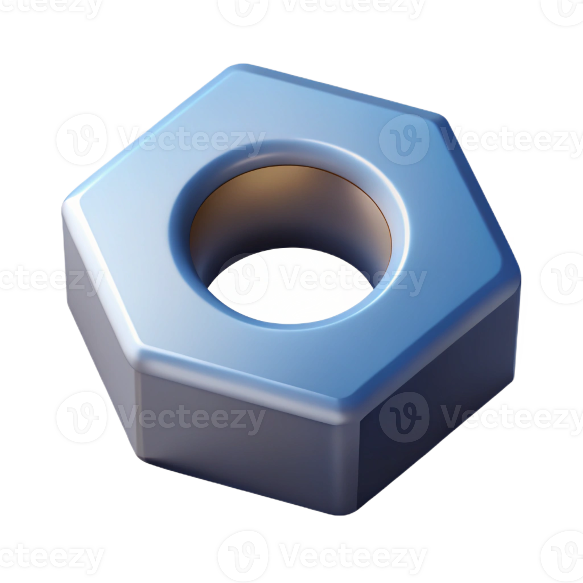 Exceptional Mid Century Isometric Pyramid Flat Blue Color Crisp Edges Geometric With Scalable