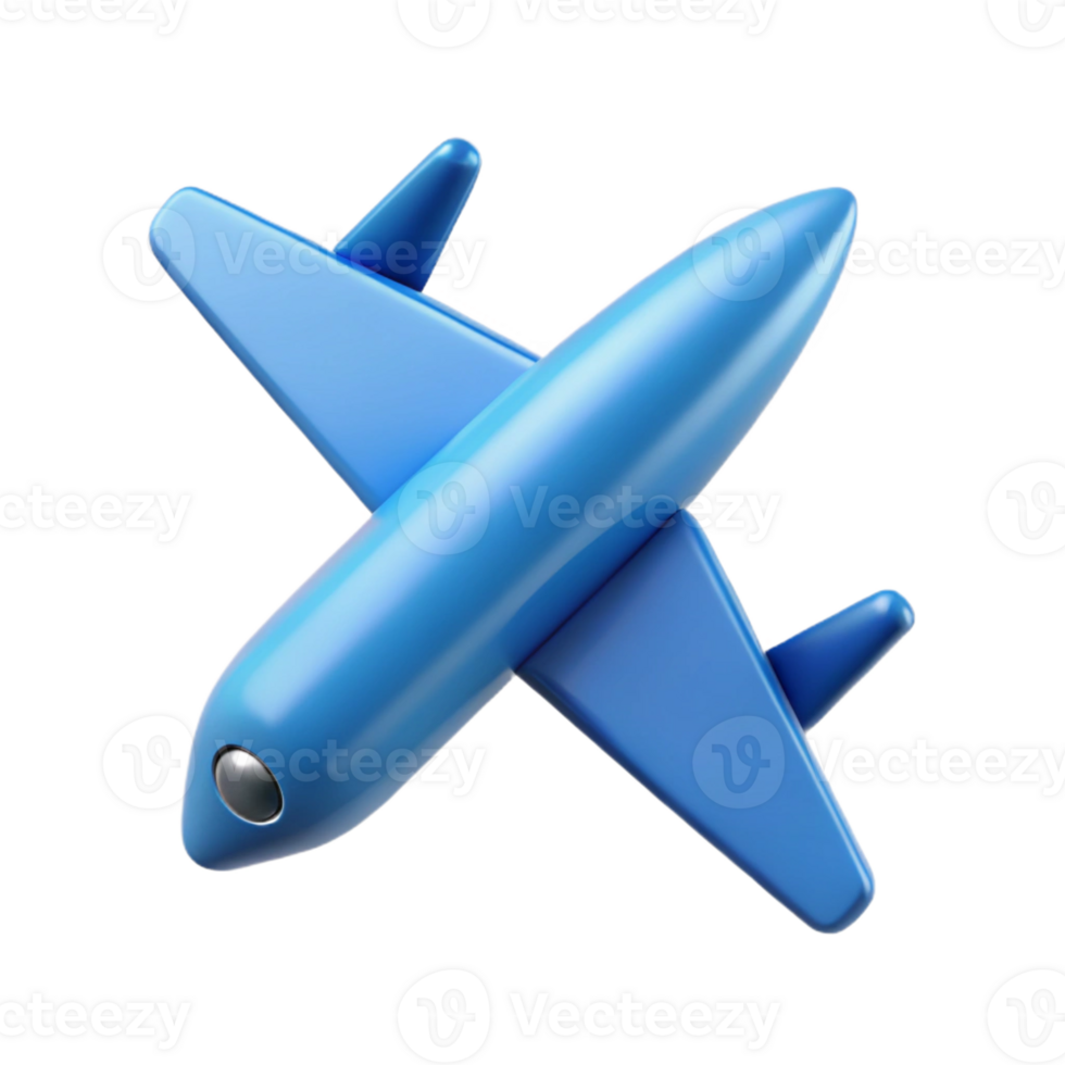 Rare Mid Century Blueprint Of A Simple Airplane Minimal Design Crisp Edges Flat Color With