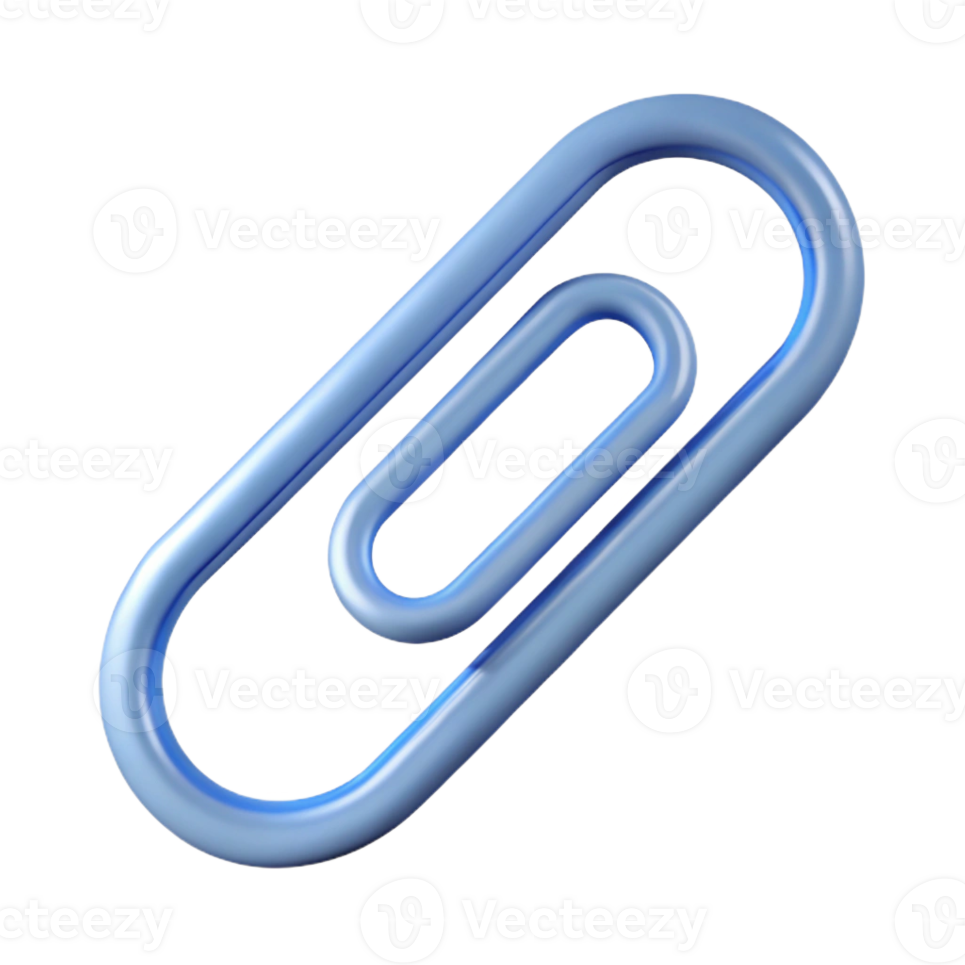 Striking Iconic Minimal Silhouette Of A Paperclip Clean Lines Scalable Design Flat Color With