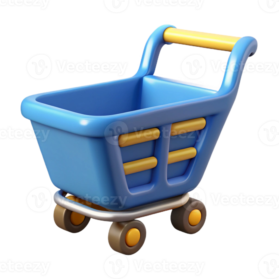 Stunning Coveted Clean Lines Flat Color Icon Of A Shopping Cart Crisp Edges With Scalable