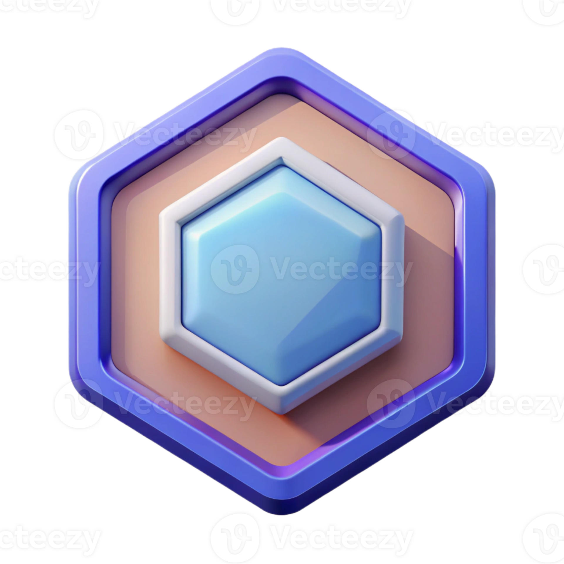 Gorgeous Exemplary Hexagonal Badge With Bold Outline Clean Lines Crisp Edges With Scalable