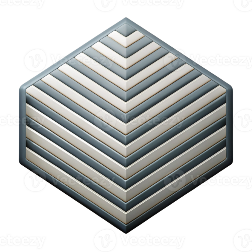 Notable Mid Century Square Wave Pattern Symmetrical Flat Color Clean Lines With Scalable