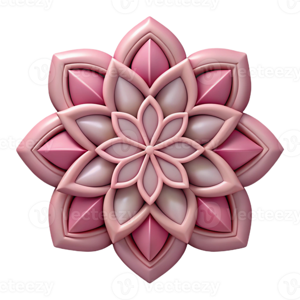 Notable Surreal Geometric Floral Pattern Minimal Symmetrical With Scalable Design High