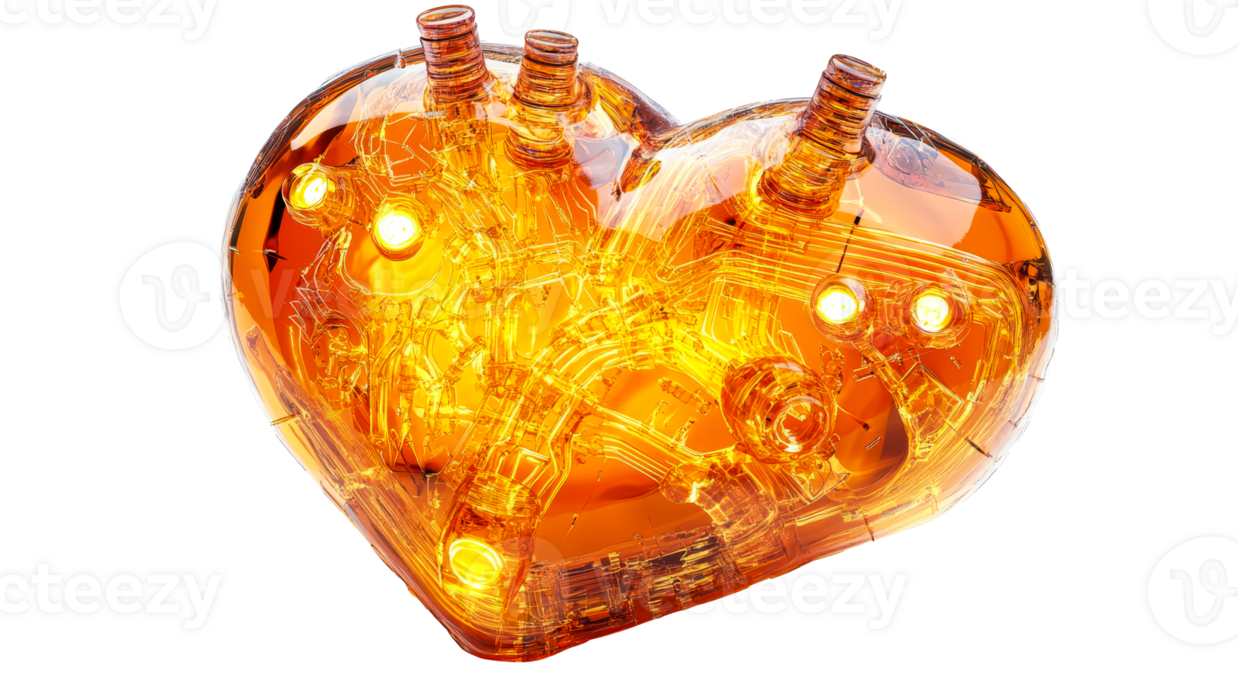 Mechanical Heart, Glowing Interior, cut out transparent 62814555 PNG Mechanical Heart, Glowing Interior, cut out transparent 62814555 PNG