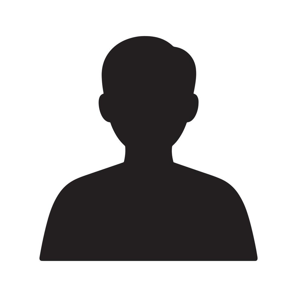 Generic User Avatar Icon Representing Identity and Profile Editable ...