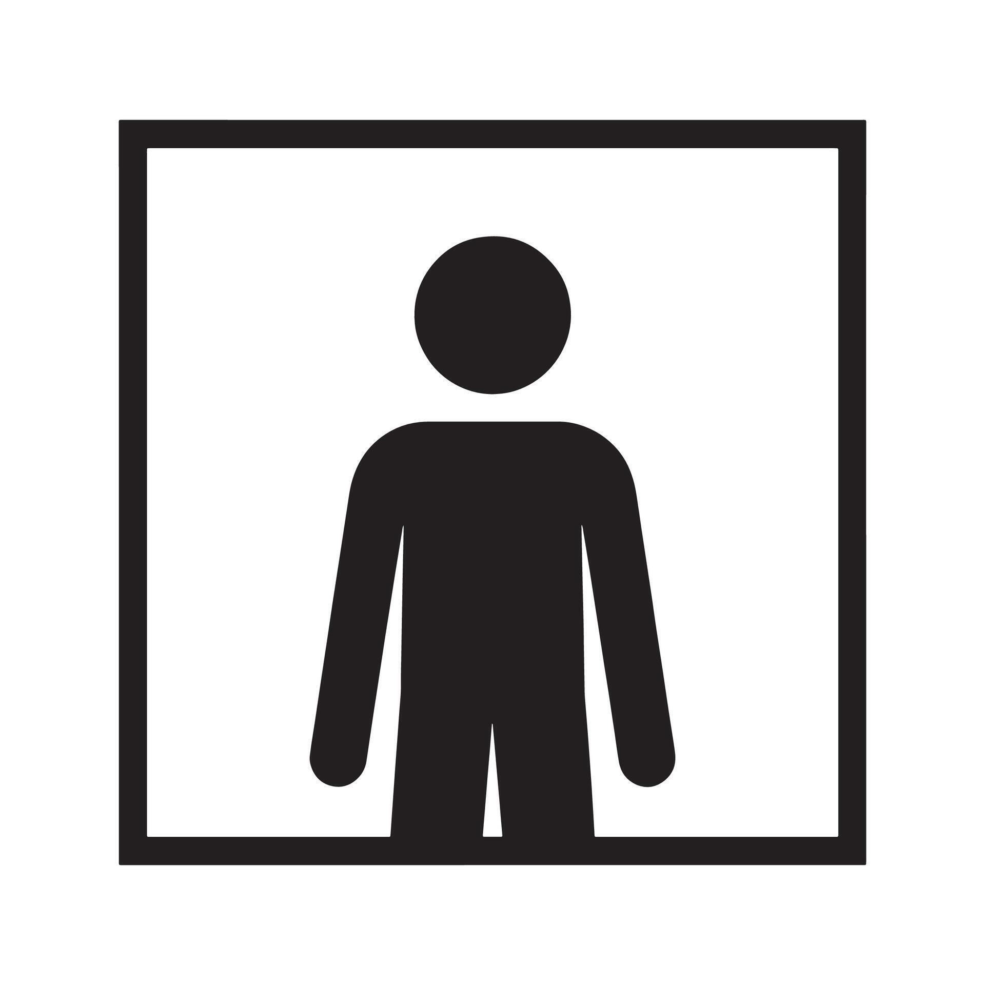 Generic User Profile Icon Representing Personal Identity and Online ...