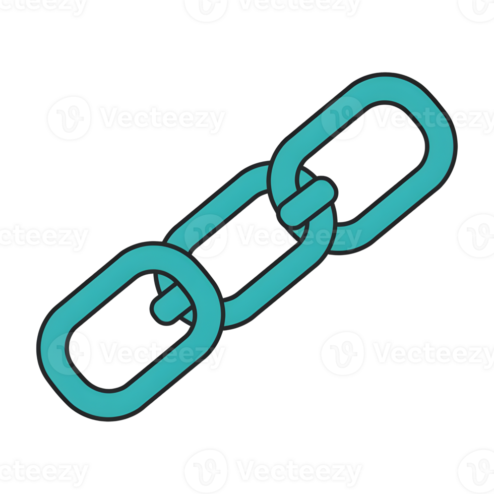 Interconnected Links Of A Strong And Secure Chain 63105637 Png