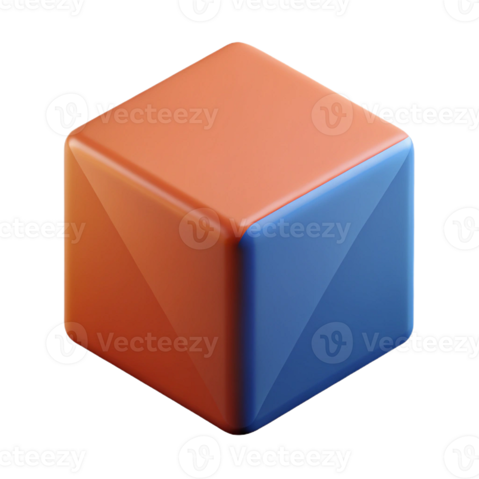 Mesmerizing Geometric Geometric Silhouette Of A Cube Crisp Edges Flat Color With Scalable