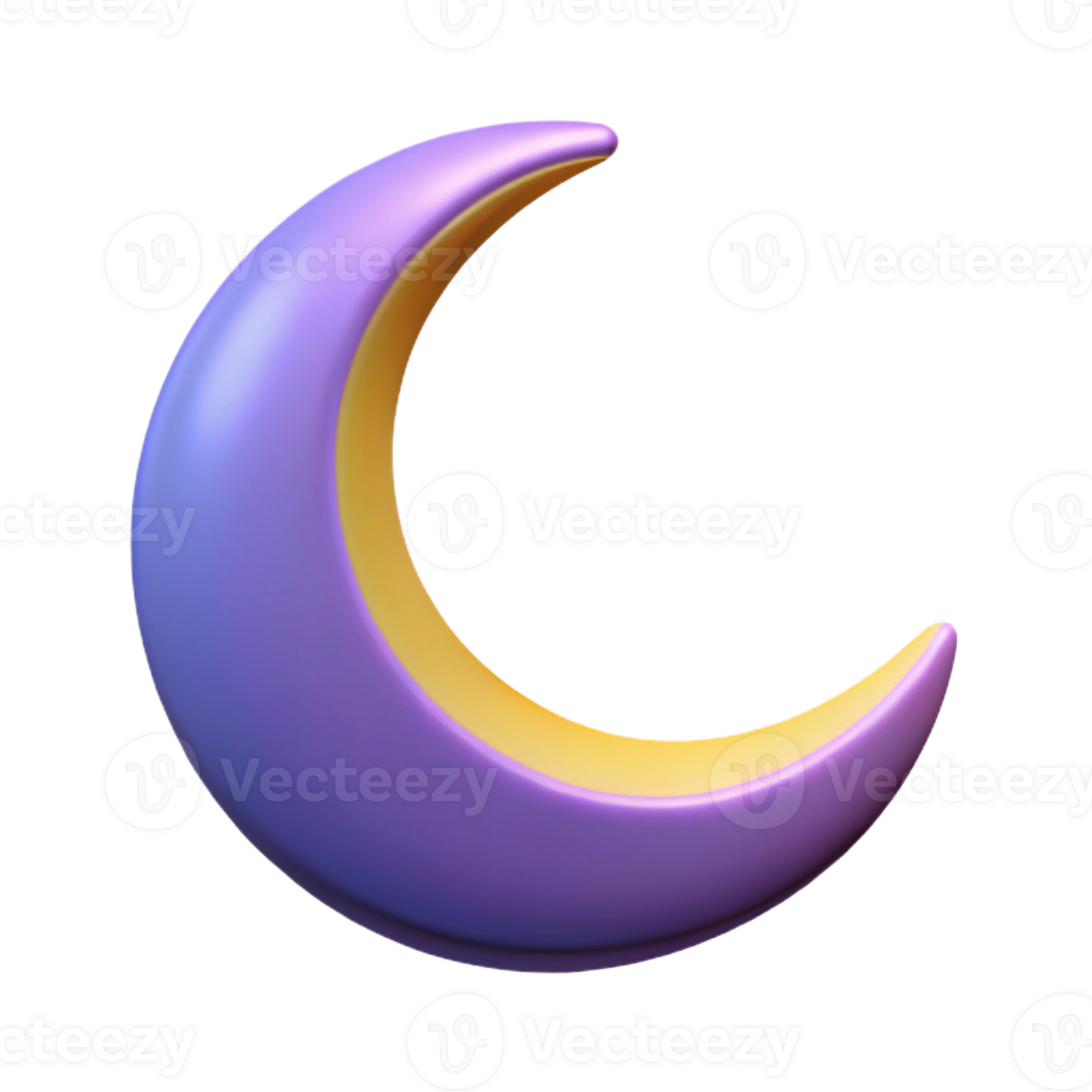 remarkable elegant Scalable, minimal design of a crescent moon. Crisp edges, flat color with ...