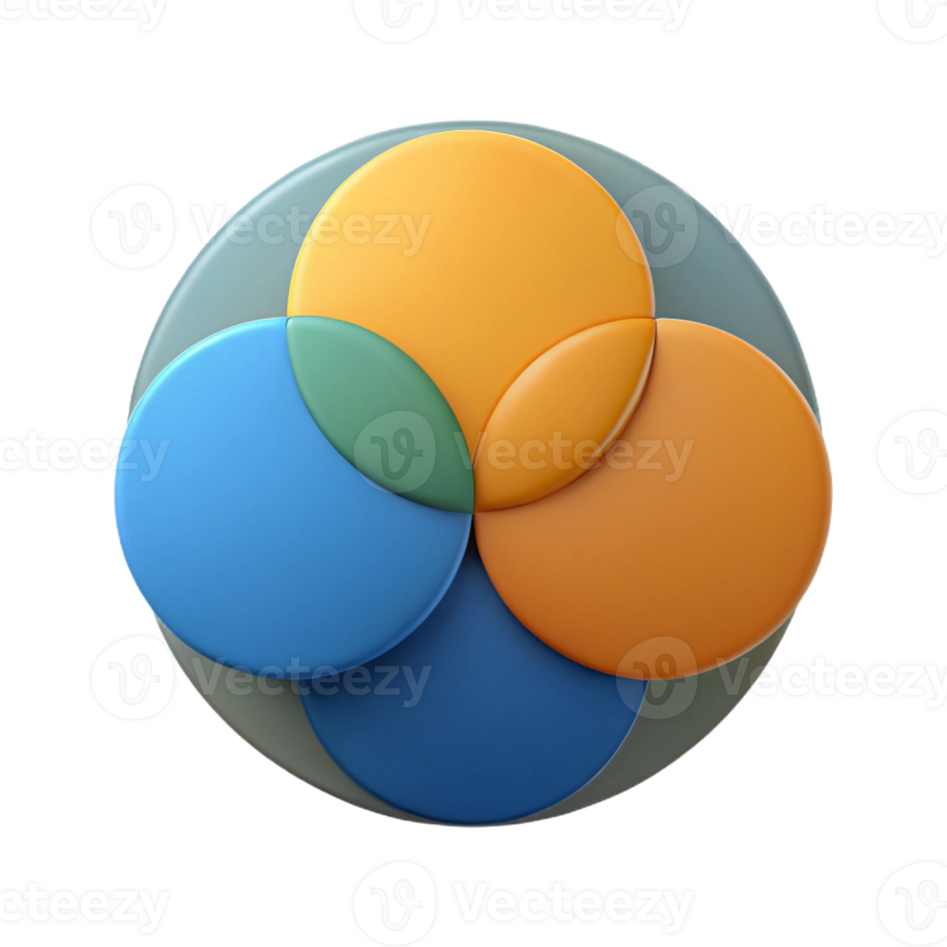 Wonderful Coveted Venn Diagram With Overlapping Circles Geometric Scalable Design Minimal