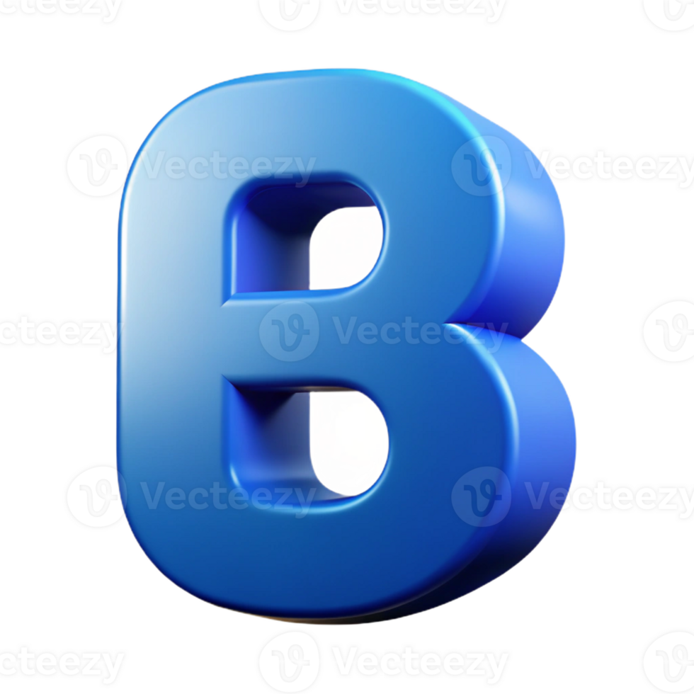 Captivating Memorable Symmetrical B Formed By Semi Circles Flat Color Crisp Edges With