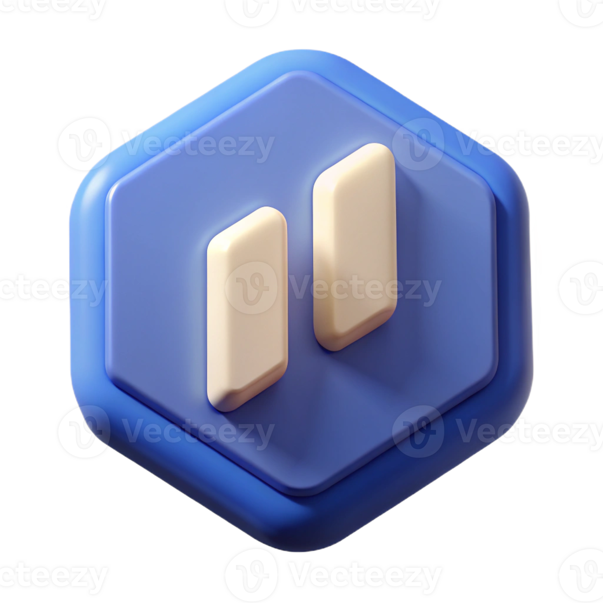 Energetic Sumptuous A Geometric Pause Button Icon Crisp Edges Single Weight Stroke With