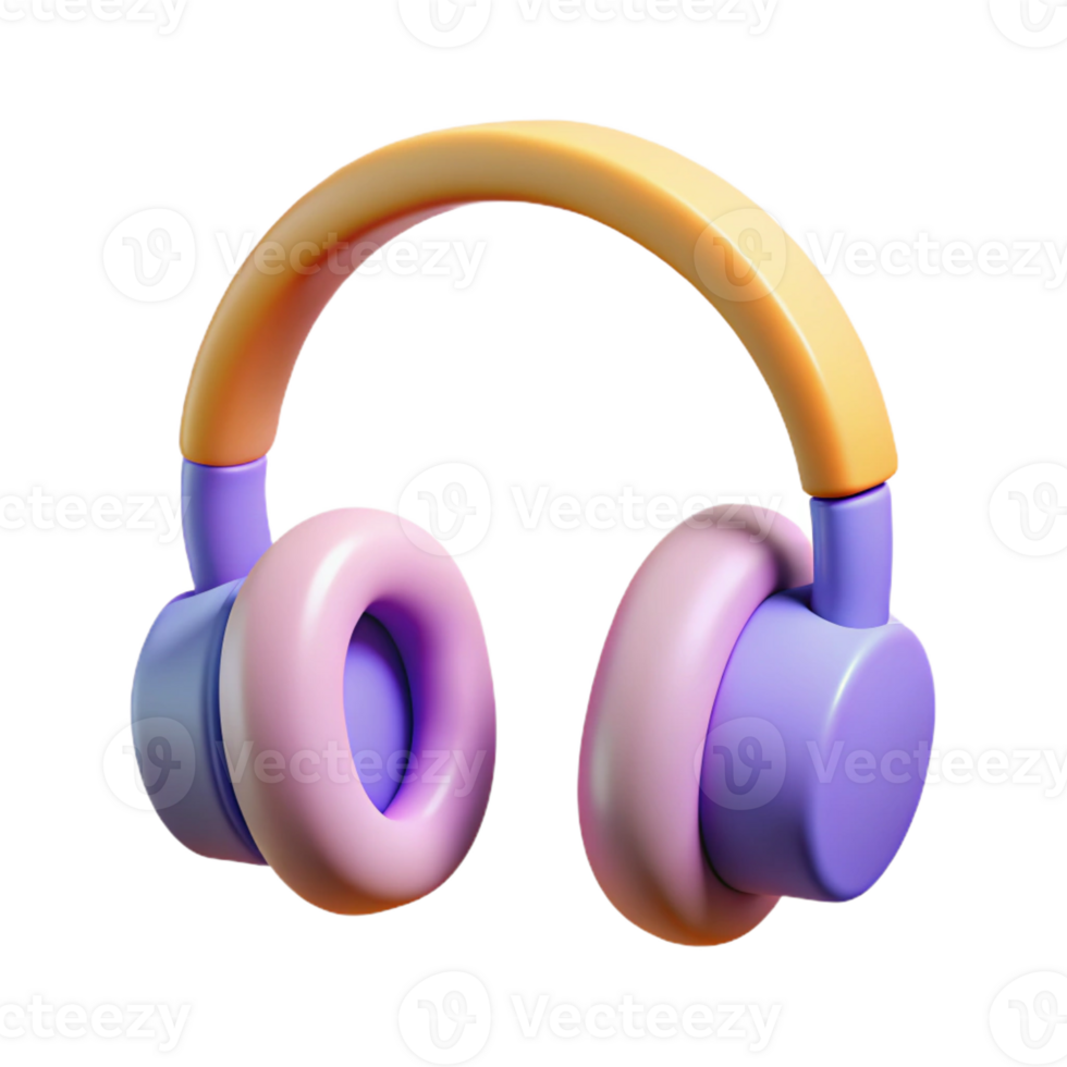 Radiant Unparalleled Minimal Flat Color Headphone Icon Clean Lines