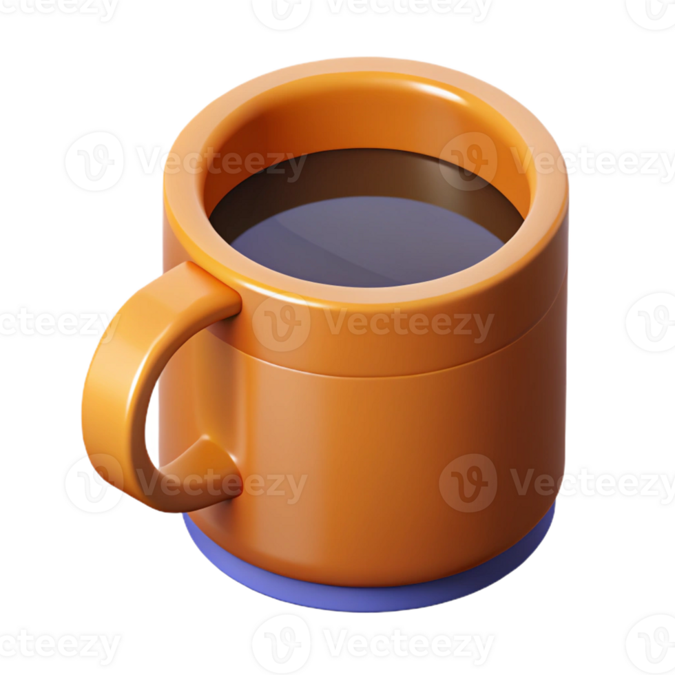 Notable Mid Century Isometric Coffee Mug Flat Color Symmetrical With Scalable Design 4k