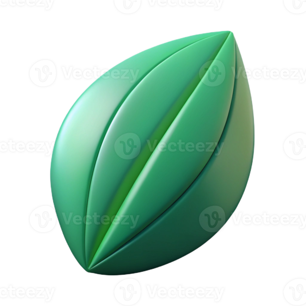 Radiant Signature Abstract Shape Resembling A Leaf Clean Lines Flat Color With Scalable