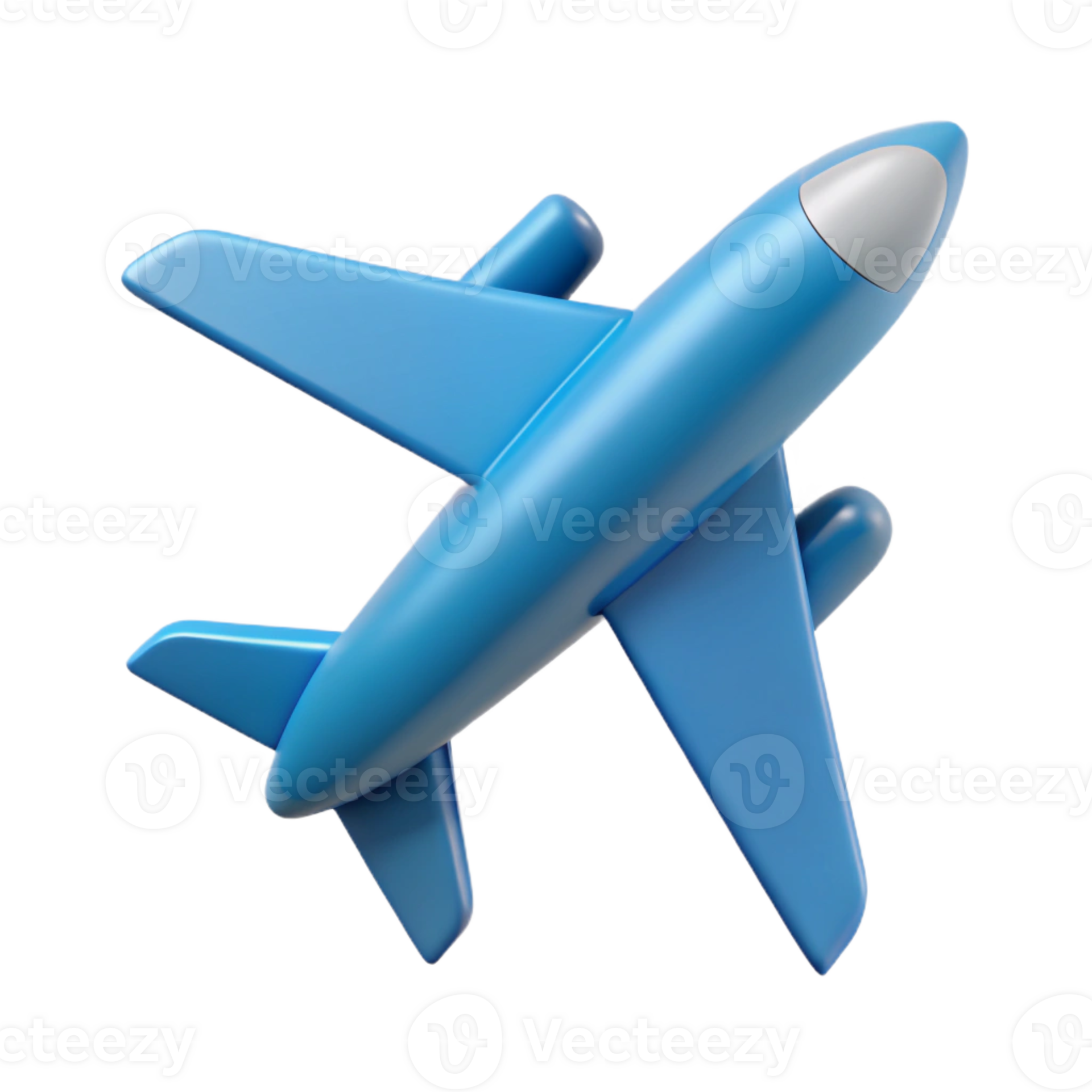 Standout Artistic Minimal Design Of A Plane Flat Color Clean Lines With Scalable Design