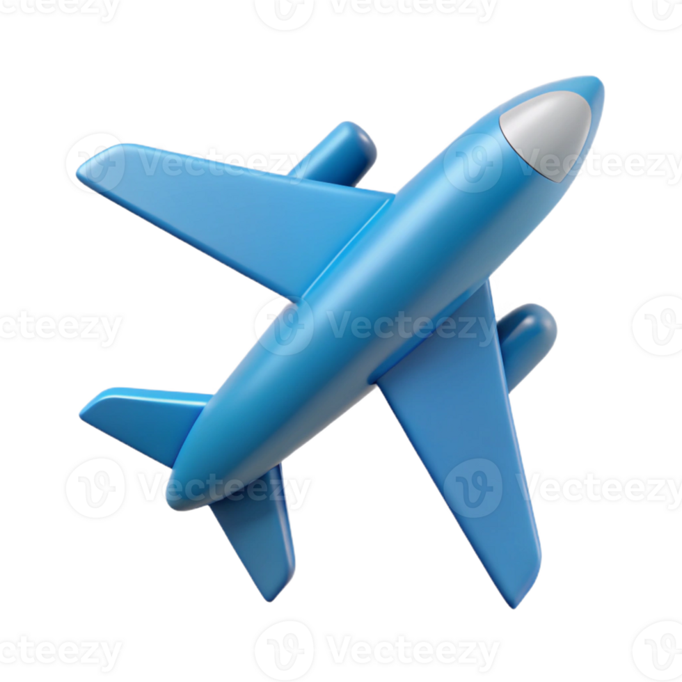 Standout Artistic Minimal Design Of A Plane Flat Color Clean Lines With Scalable Design