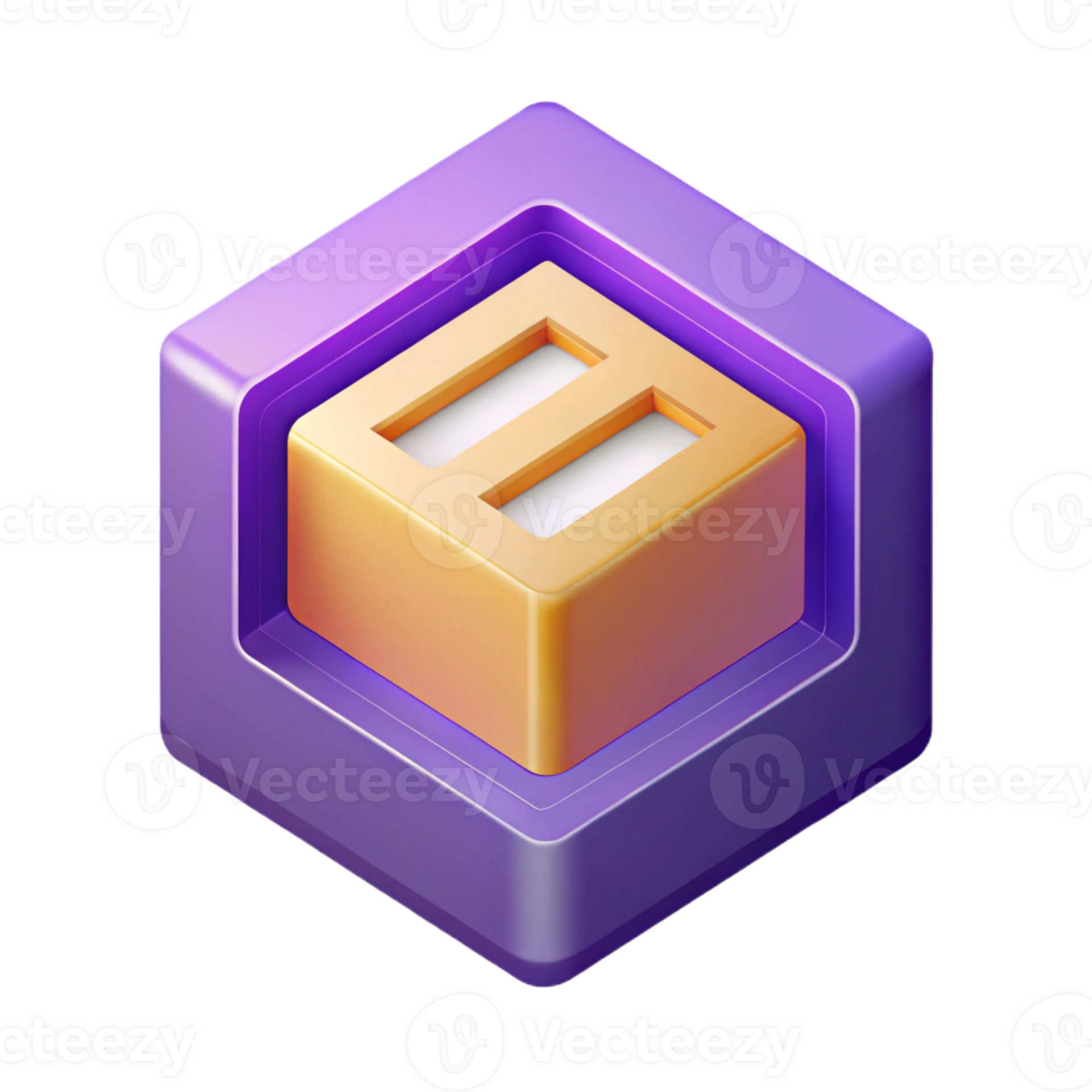 Memorable Modern Crisp Edges Isometric Text Box With Scalable Design