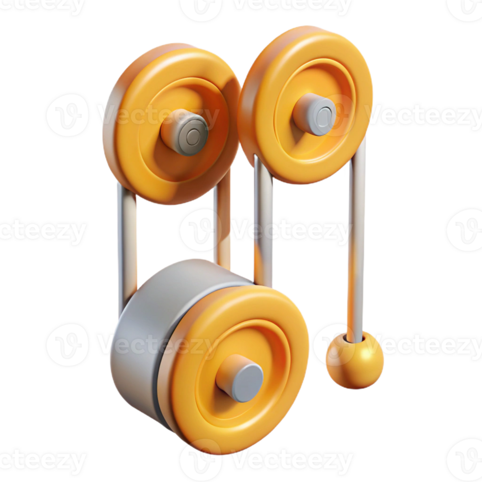 Immaculate Gothic Minimal Design Of A Pulley System Scalable Crisp Edges With Scalable Design