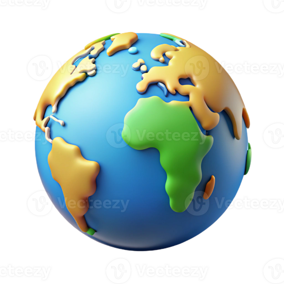 Mesmerizing Inspired World Map With Highlighted Continents Clean Lines Flat Color With