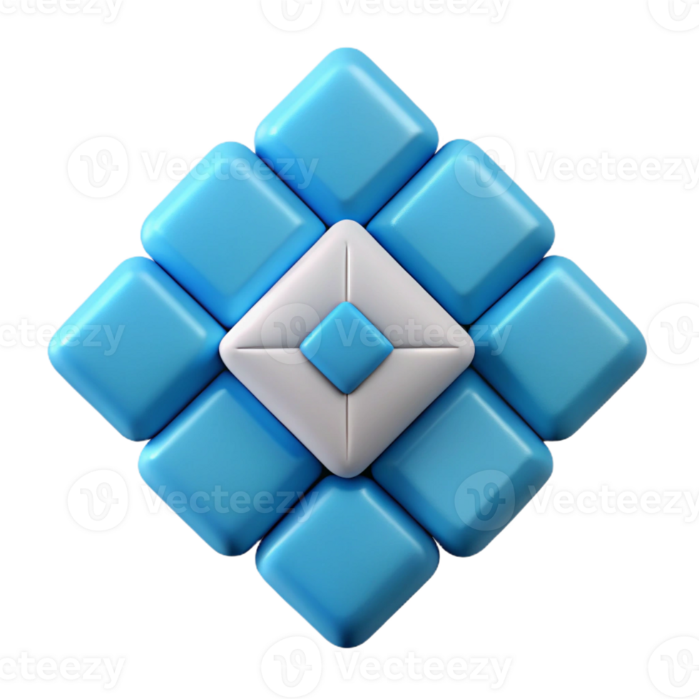 Memorable Industrial Geometric Circle Pattern Clean Lines Flat Color Minimal Design With