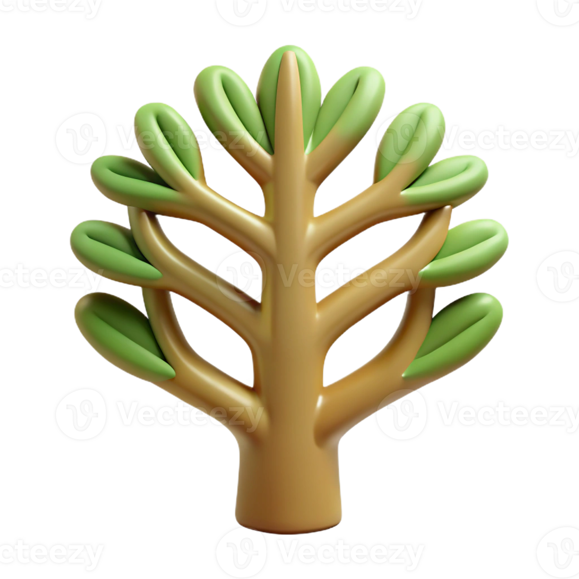 Timeless Minimalist A Stylized Tree Of Life Symbol Clean Lines Flat Color Symmetrical Design