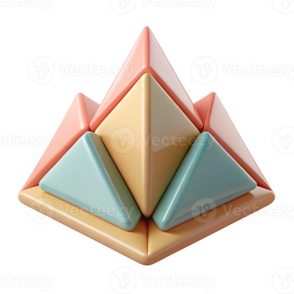 Pristine Bohemian Symmetrical Arrangement Of Triangles Clean Lines Single Weight Stroke Flat