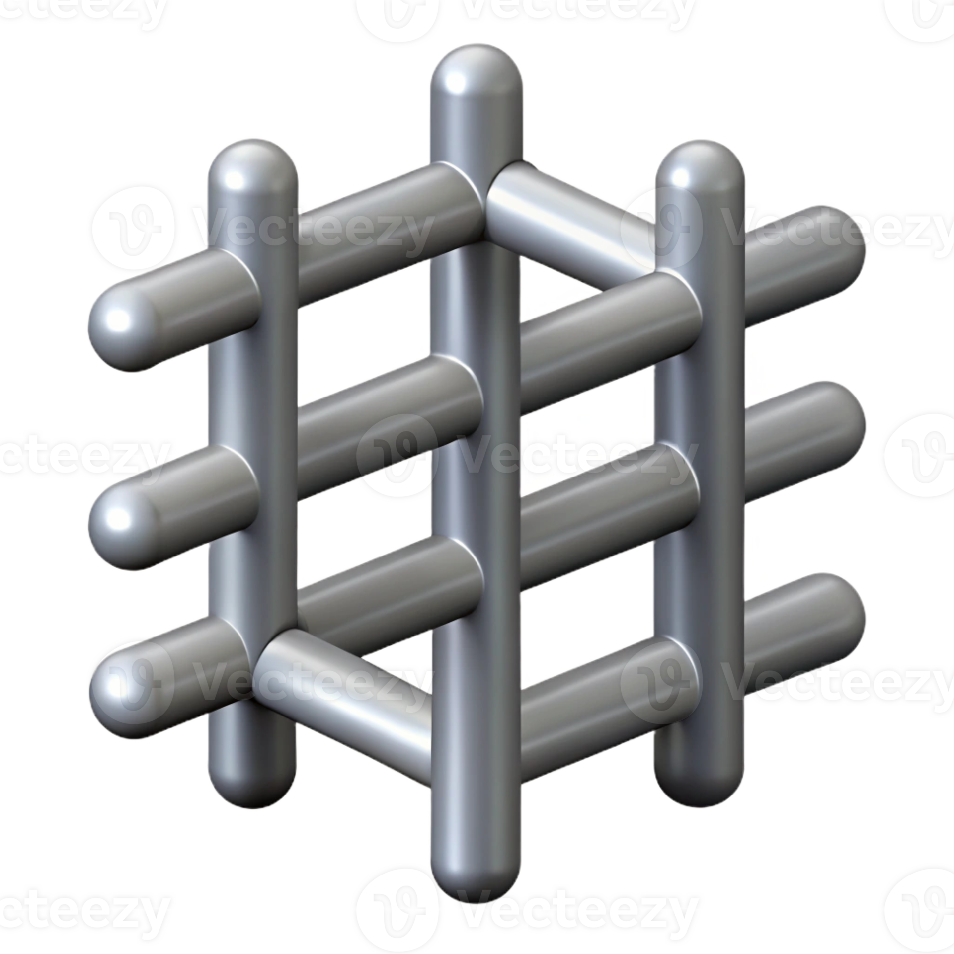 Majestic Timeless Intersecting Clean Lines Forming A Grid Flat Gray With Scalable Design