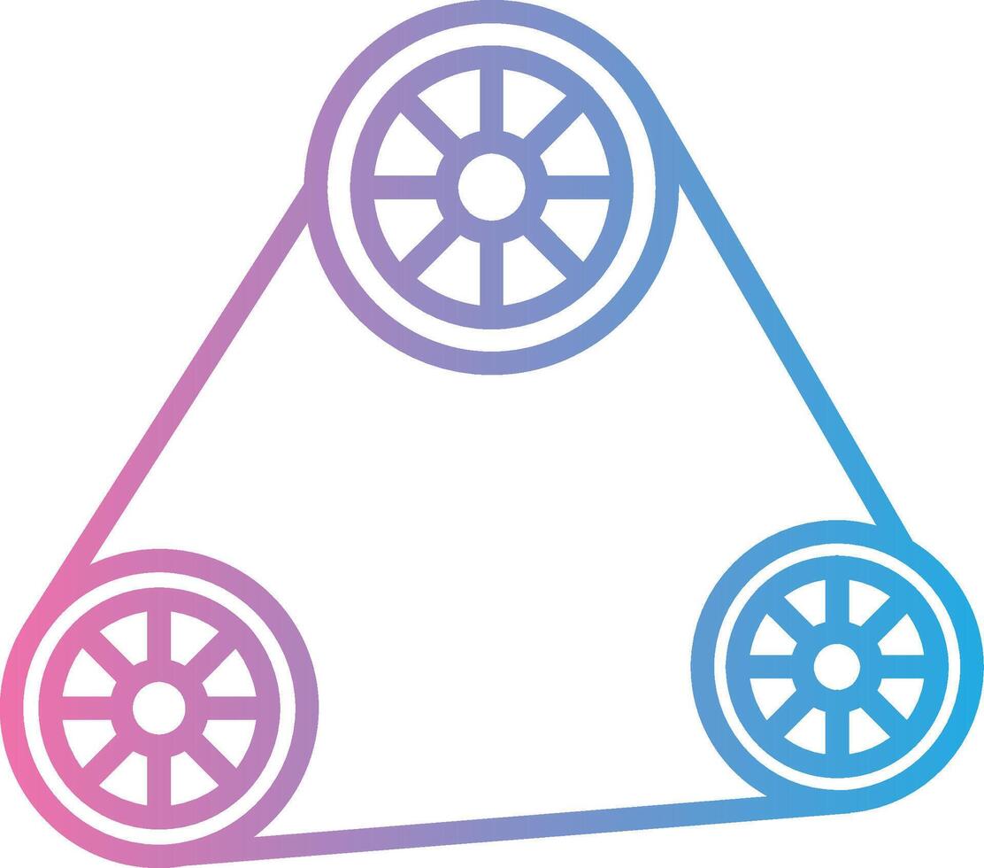 Belt Drive Kit Compact Web Symbol 63116858 Vector Art at Vecteezy