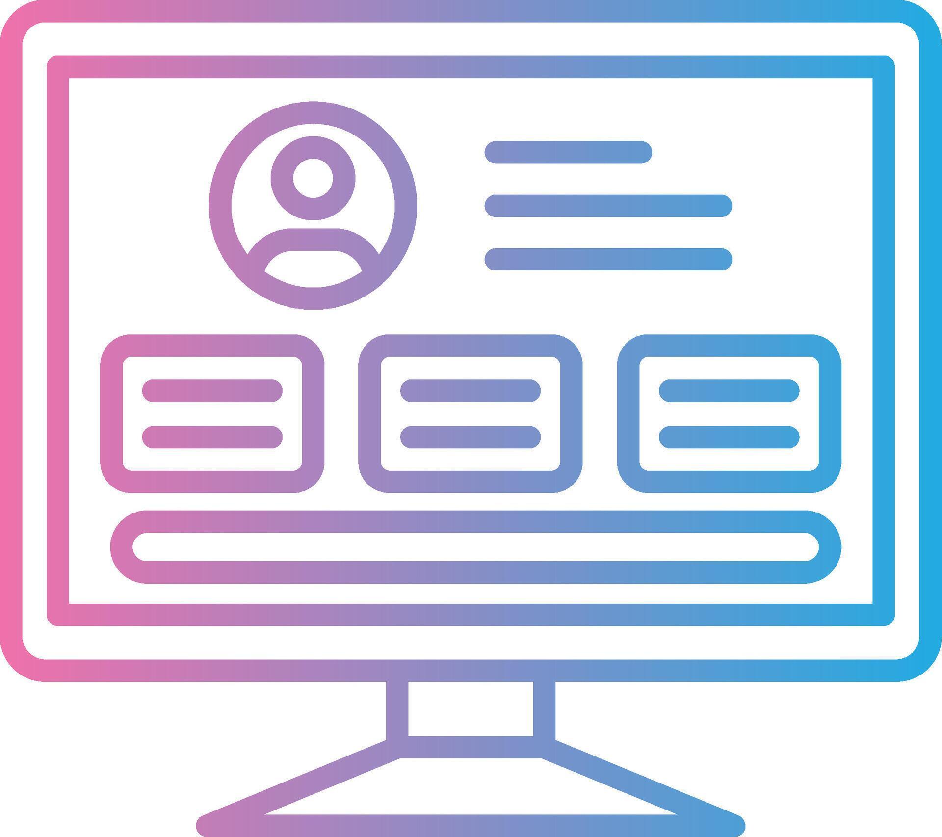 Profile Coded UI Symbol 63117437 Vector Art at Vecteezy