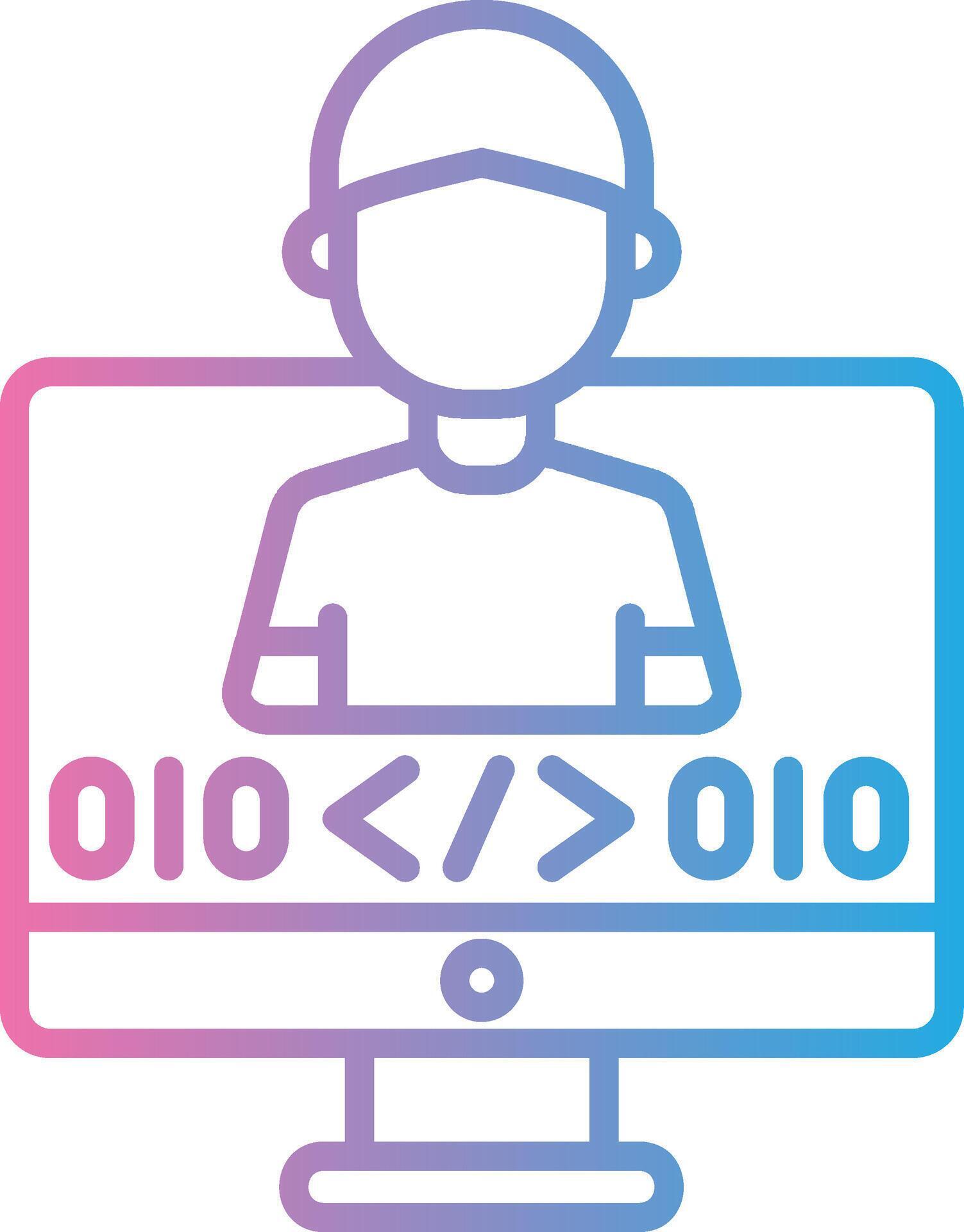 Programmer Abstract UI Visual 63117919 Vector Art at Vecteezy