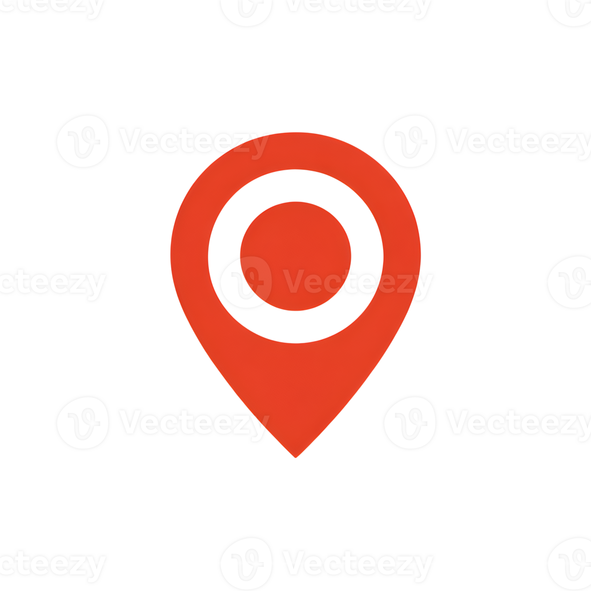 Red Location Pin Icon For Map And Navigation On A Clean Background For Web Design 63130785 Png