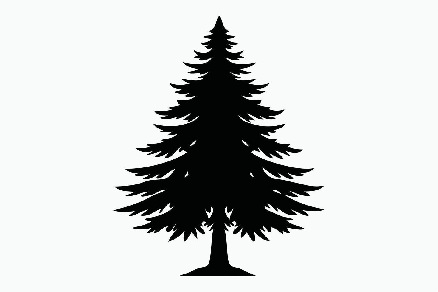 Pine Tree Silhouette Illustration 63175797 Vector Art at Vecteezy