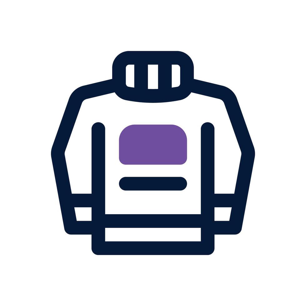 sweater dual tone icon. Sleek and modern icon for websites and mobile ...