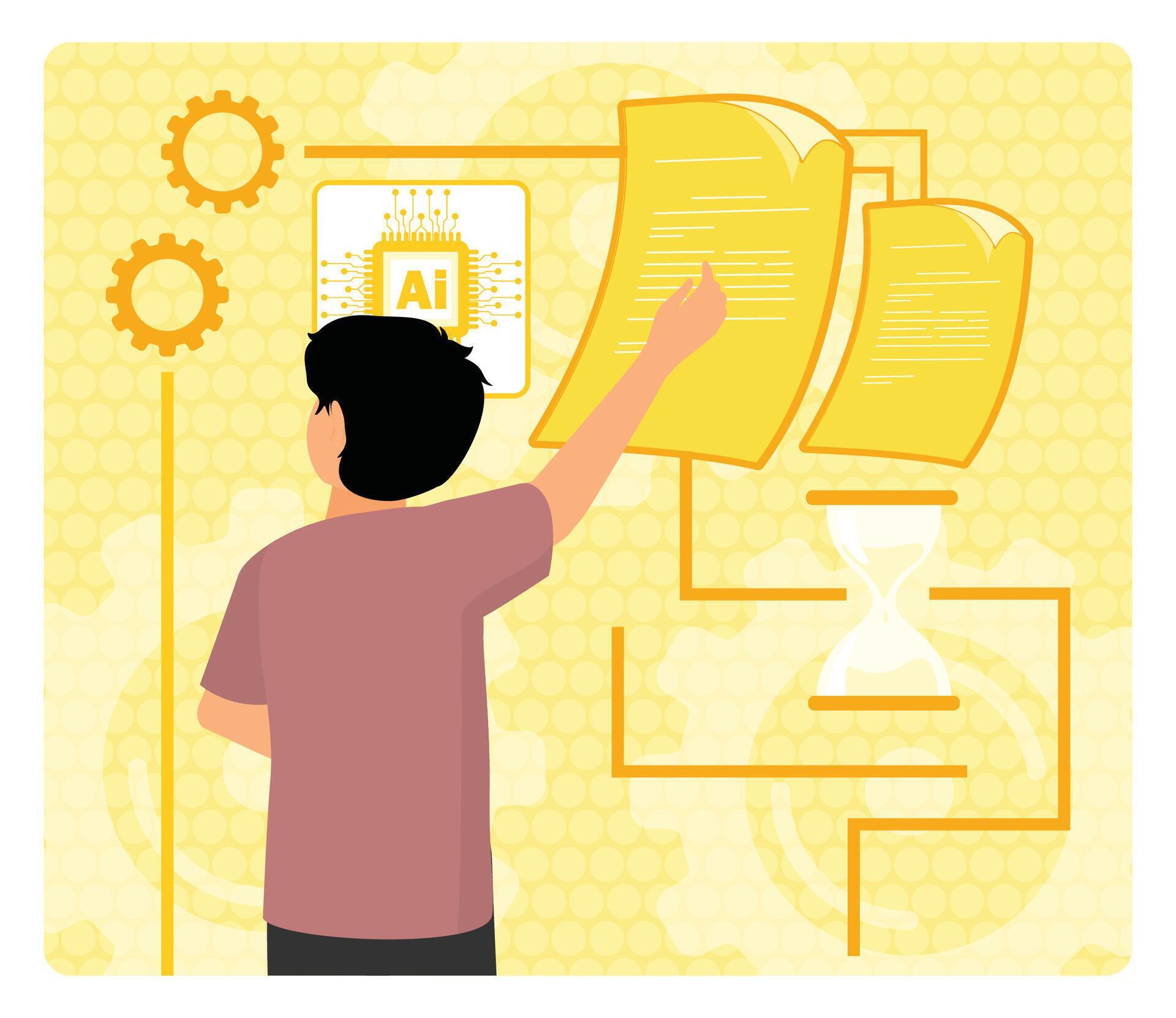 Ai Automated Data Preprocessing 63581837 Vector Art At Vecteezy