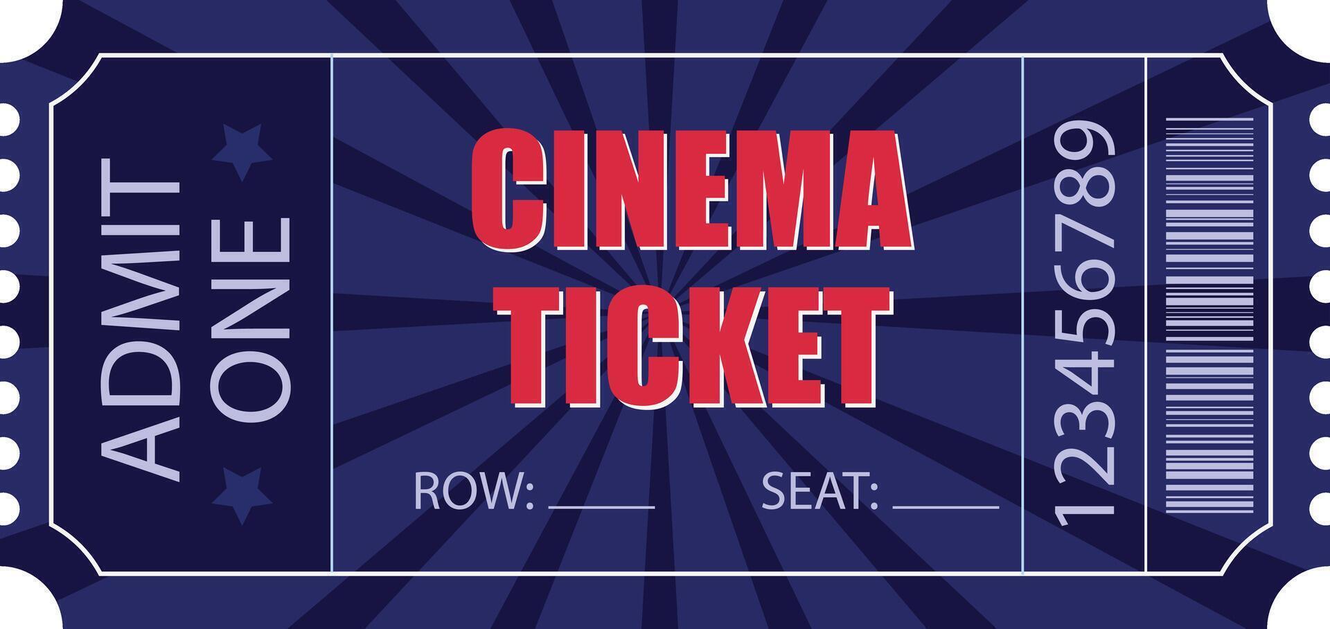 Cinema ticket. Modern ticket template design. 65006752 Vector Art at ... Cinema ticket. Modern ticket template design. 65006752 Vector Art at ...