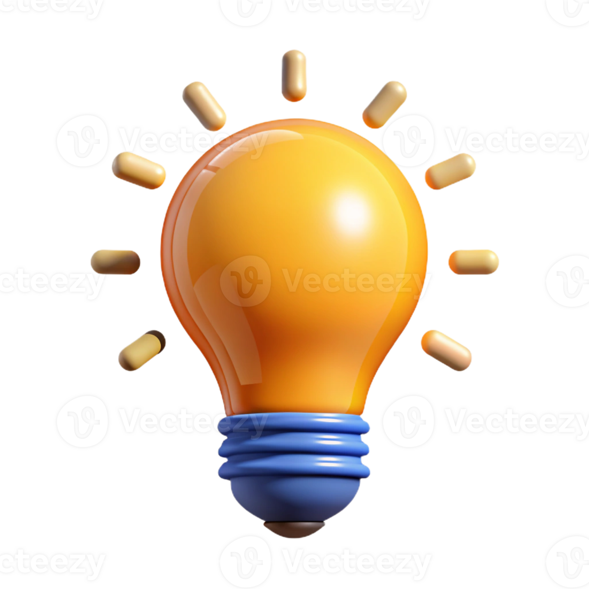 Sumptuous Unparalleled Clean Lines Forming A Lightbulb Icon Flat Color Sharp Edges Minimal