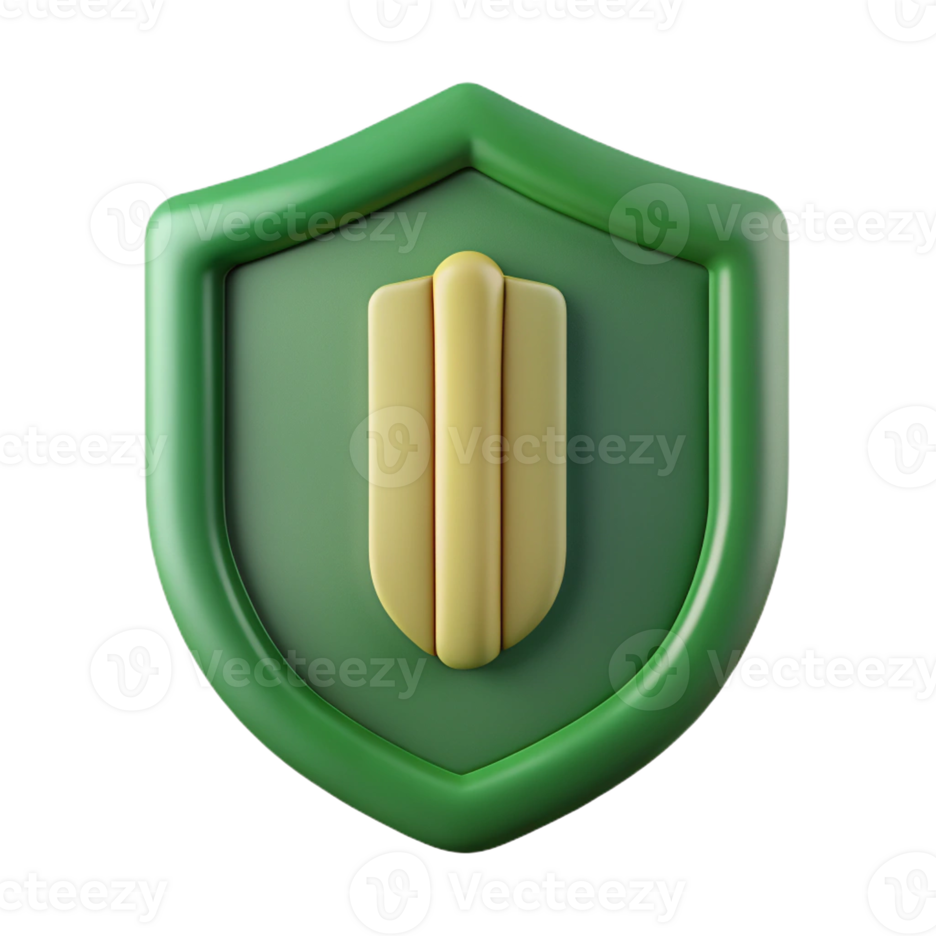 Striking Signature Shield Badge With Vertical Line Clean Lines Flat Forest Green With Scalable