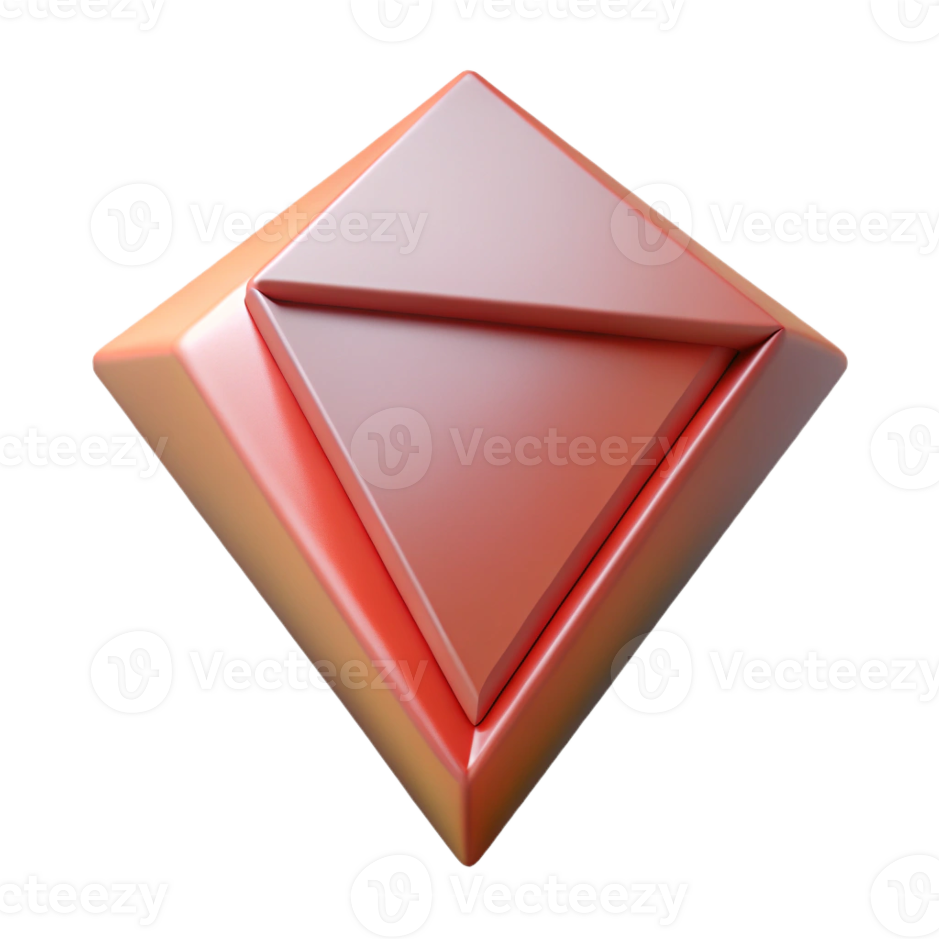 Standout Surreal Scalable Geometric Triangle Pattern Flat Color Crisp Edges Clean Lines With