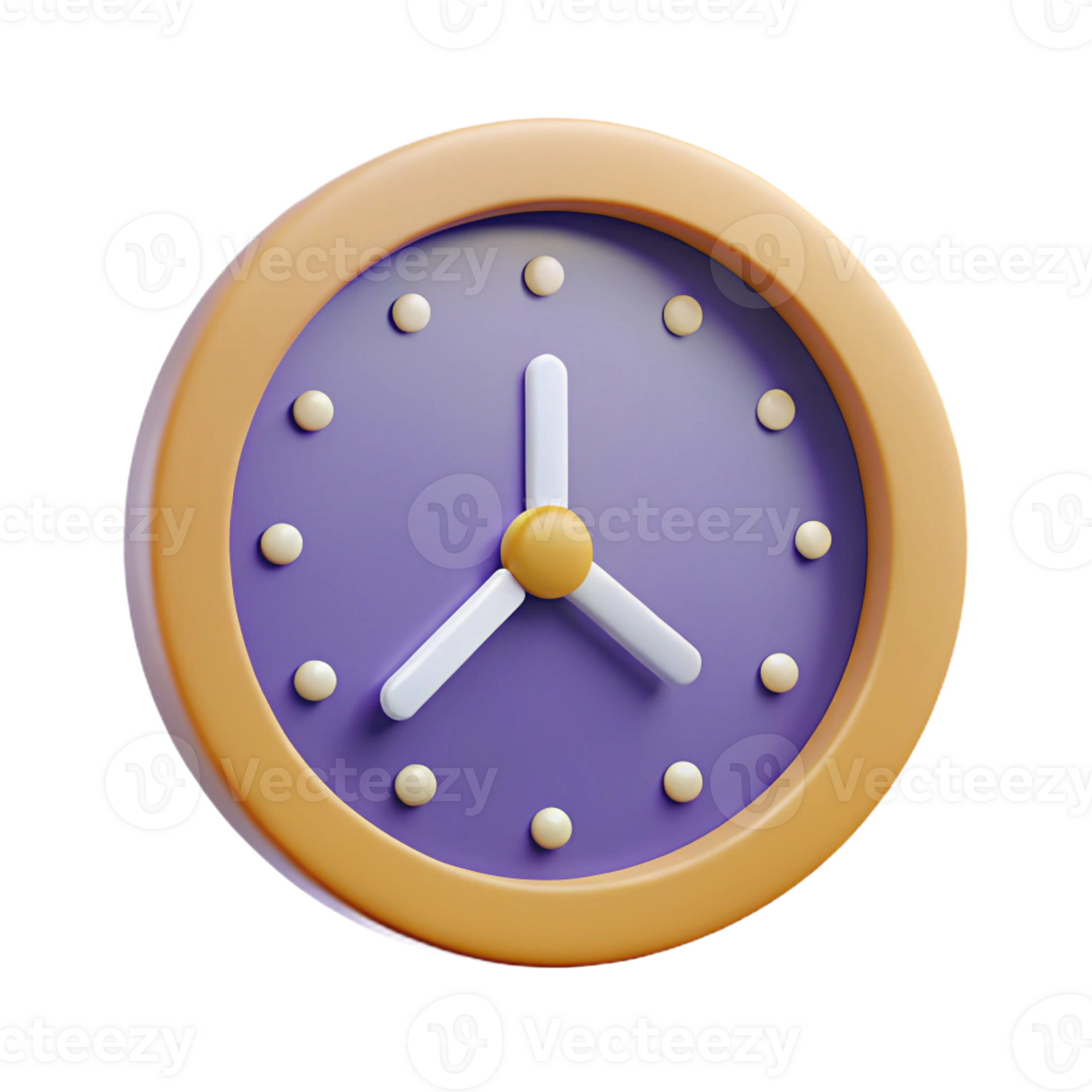 Stunning Memorable A Clock Face With Simple Hour And Minute Hands Flat Color Crisp Edges