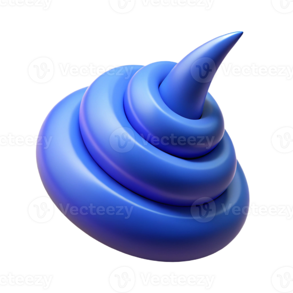 Magnificent Dreamy Impressionist Abstract Symbol Of Spiral Rotating Spiral With Clean Lines