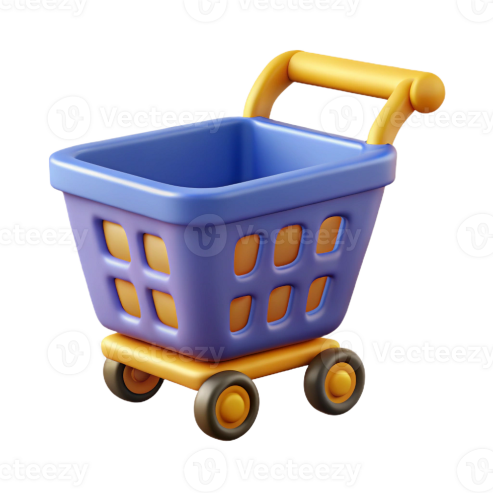 Radiant Distinguished Stylized Shopping Cart Icon Minimal Design Flat Color With Scalable