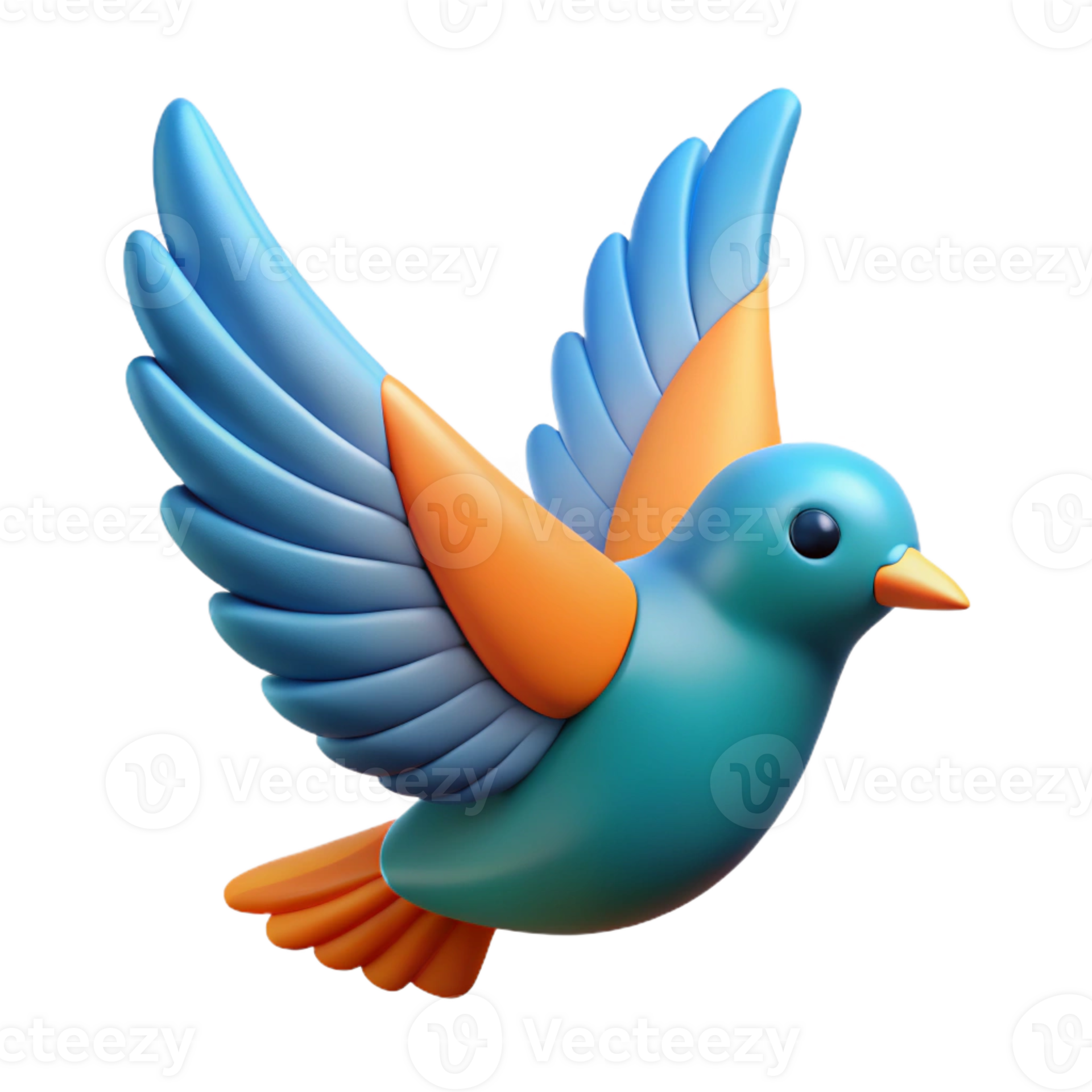 Timeless Baroque Crisp Edges Define A Simple Bird In Flight Single