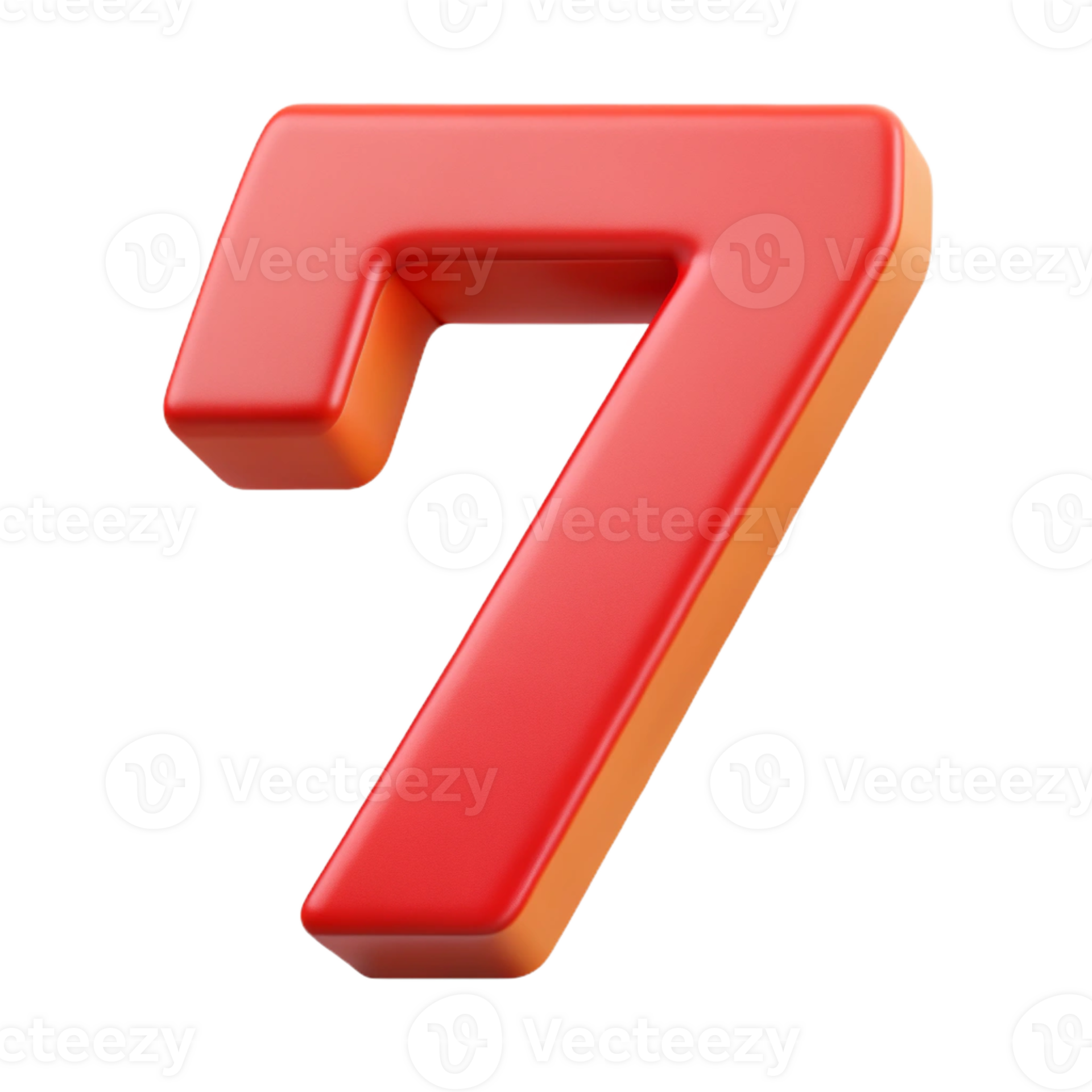 Rare Industrial Scalable Flat Color Numeral Crisp Edges Clean Lines With Scalable Design